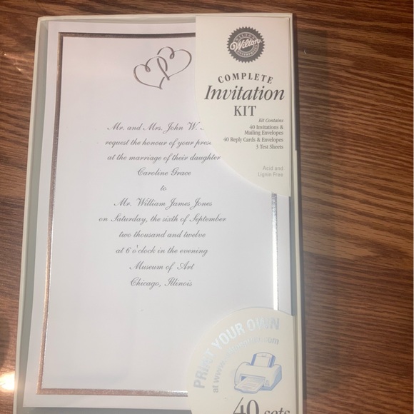 Wilton | Party Supplies | Wilton Enterprises Complete Invitation Kit ...